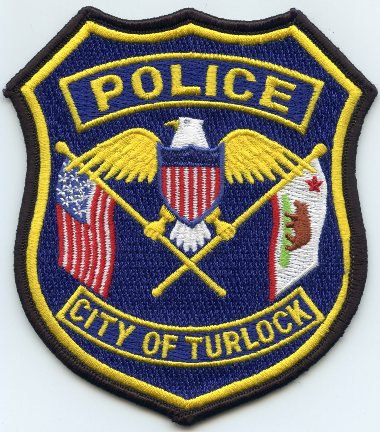 TURLOCK CALIFORNIA CA POLICE PATCH | eBay