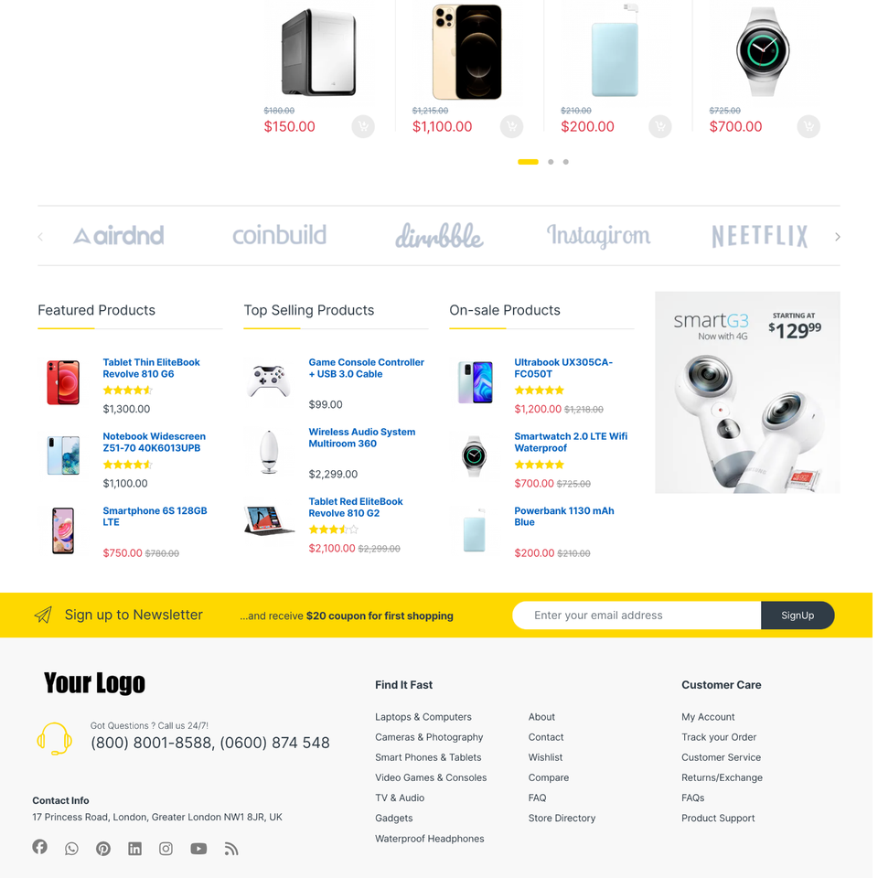 Mobile Store Website Design with Free VPS Web Hosting and Installation ...