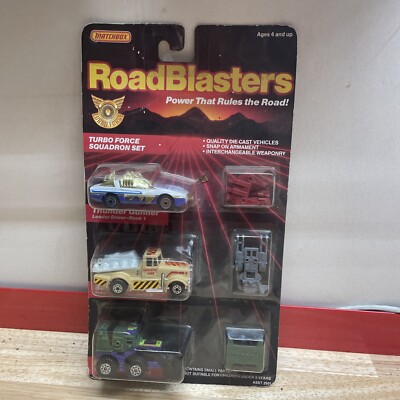 Matchbox Road Blasters Turbo Force Squadron Set | eBay