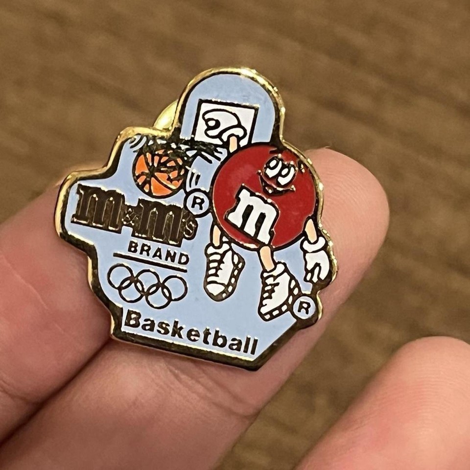 M&M Brand Vintage 1991 Olympic Games Limited Edition Basketball Pin | eBay