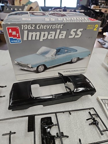 AMT 1962 Chevrolet Impala SS 1/25 Model Kit (8209) NO RESERVE!! inv# ...
