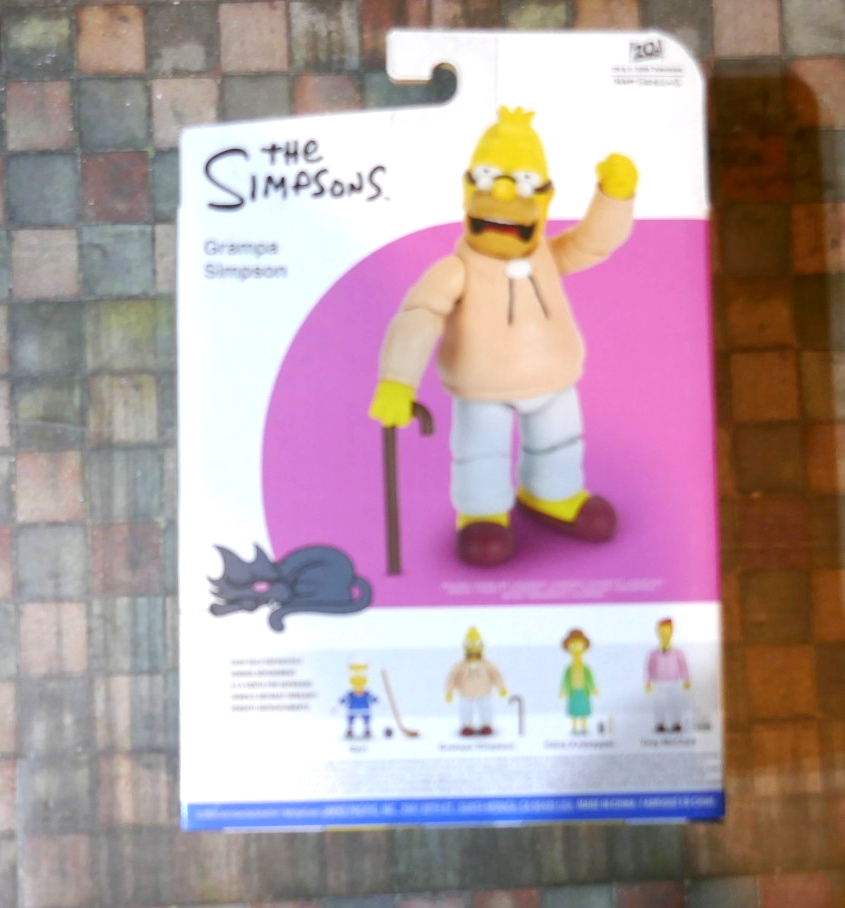 JAKKS PACIFIC 5 INCH SIMPSONS WAVE 5 GRANDPA ABE SIMPSON IN-STOCK | eBay