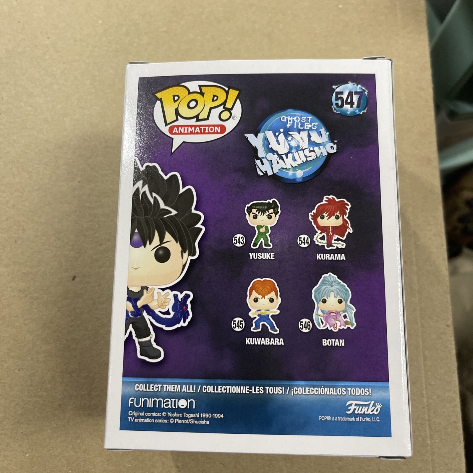 Hiei Funko pop 547 YuYu Hakusho Chuck Huber signed Beckett ...
