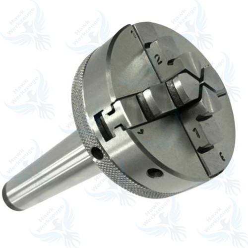65mm 4Jaw Self Centering Chuck M14x1 Thread With MT3 Arbor 3MT Drawbar ...