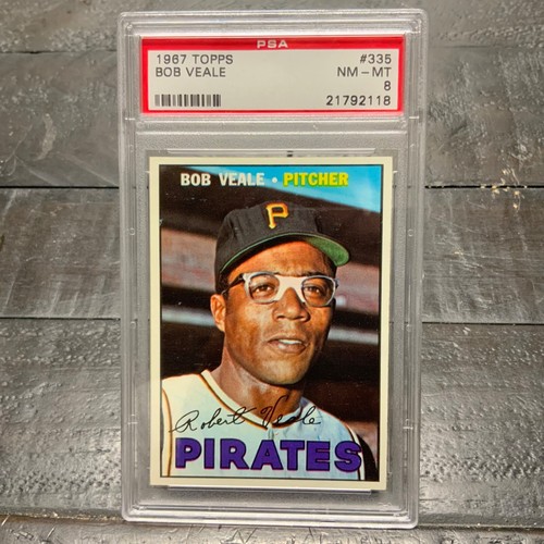 1967 Topps Bob Veale #335 *Pirates* PSA 8 NM-MT | eBay