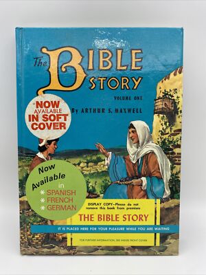 The Bible Story Volume 1 One 1953 Arthur Maxwell Vintage Religious Book ...