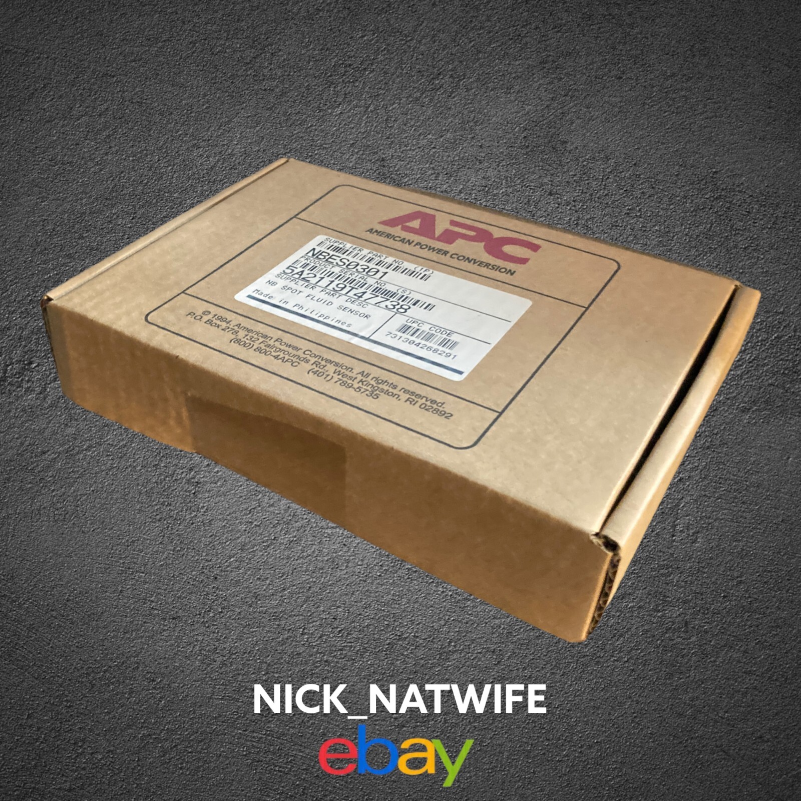 AMERICAN POWER CONVERSION APC NBES0301 NETBOTZ SPOT FLUID SENSOR - 15 ...