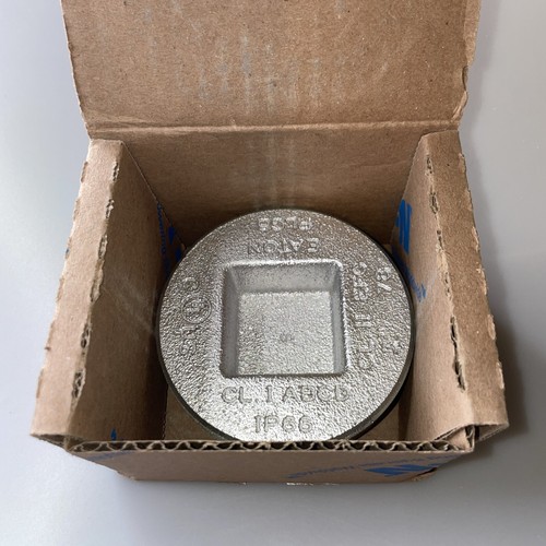 Crouse-Hinds PLG8-SA, 3", Aluminum, Recessed Head, Explosionproof Plug ...