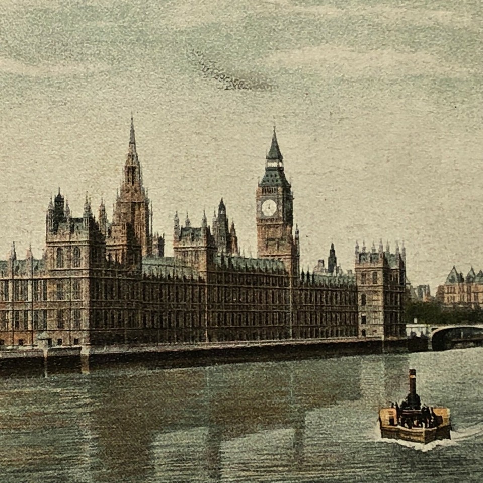 Vintage Postcard 1907 Houses of Parliament London | eBay
