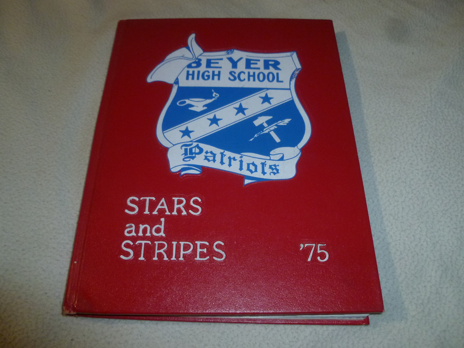 VINTAGE 1975 BEYER HIGH SCHOOL MODESTO CALIFORNIA PATRIOTS STUDENT ...