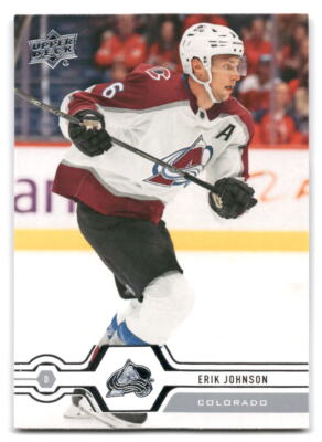 Erik Johnson 2019-20 Upper Deck HOCKEY #385 Colorado Avalanche | eBay