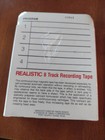 Lot of 3 Sealed and 2 Opened Vintage Realistic 8 Track blank tapes 80 ...