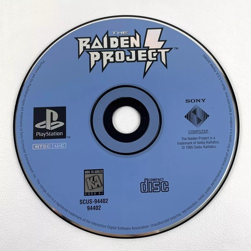 🔥Raiden Project (Sony PlayStation 1, 1996) PS1 Disc Only TESTED!🔥 ...
