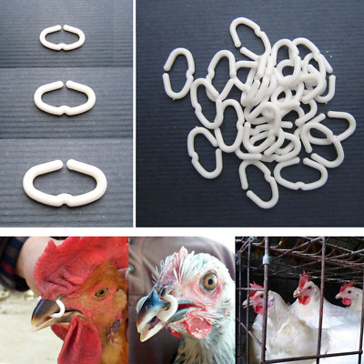 10/50x Chicken Beak Clasp Cock Fasan Mouth Snap Ring Replace Blinders ...