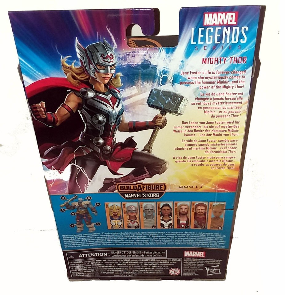MARVEL LEGEND LOVE &THUNDER MIGHTY THOR BUILD-A-FIGURE MARVEL'S KORG ...