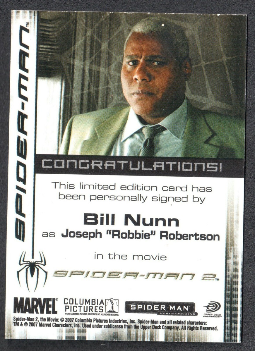 Actor Bill Nunn Spiderman