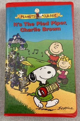 Peanuts It's The Pied Piper, Charlie Brown VHS video 2000 97368394469| eBay