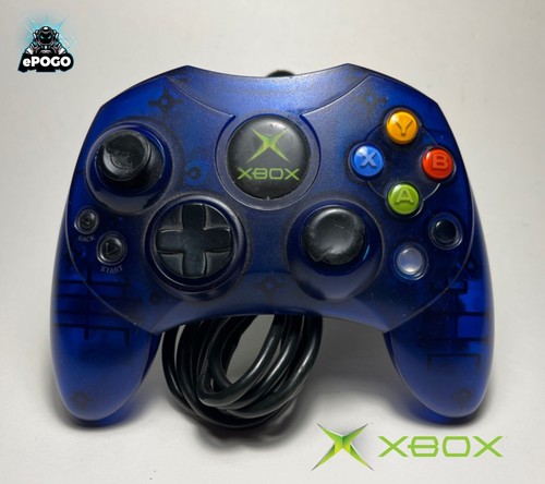Microsoft Original Xbox Controller S OEM Authentic Blue | RIGHT ANALOG ...