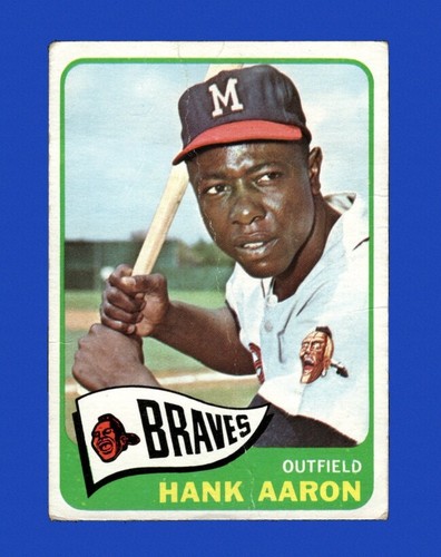 1965 Topps Set-Break #170 Hank Aaron LOW GRADE (crease) *GMCARDS* | eBay