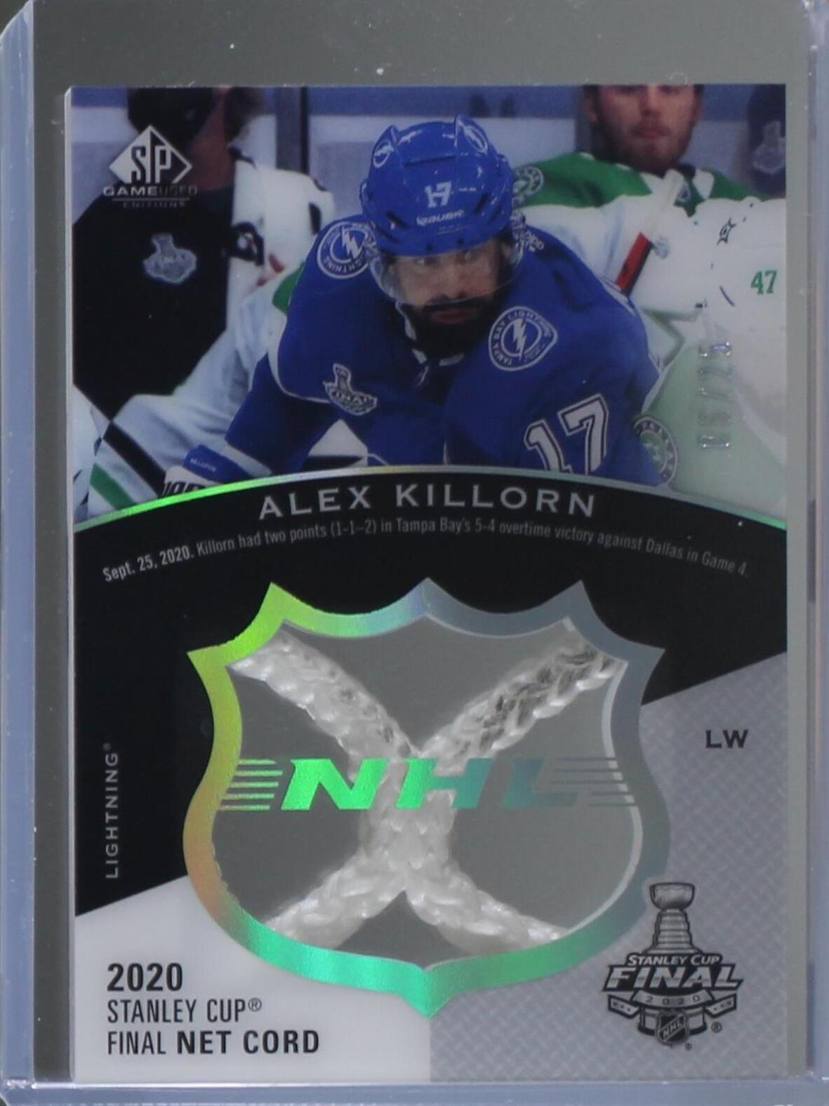 2021-22 Upper Deck SP Game Used - 2020 Nhl Stanley Cup Finals Net Cord ...