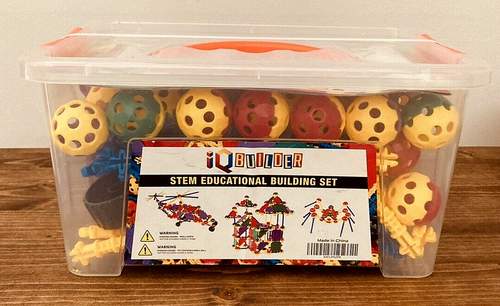 IQ Builder Stem Educational Building Set 164 Pieces New in Clear ...