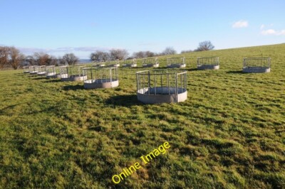 Photo 6x4 Feeding racks Blakemere Fourteen livestock feeding racks ...