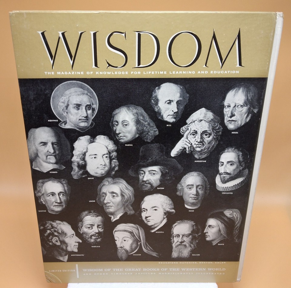 Wisdom Magazine of Knowledge Mar 1960 Vol 33 HC Wisdom of the Great ...