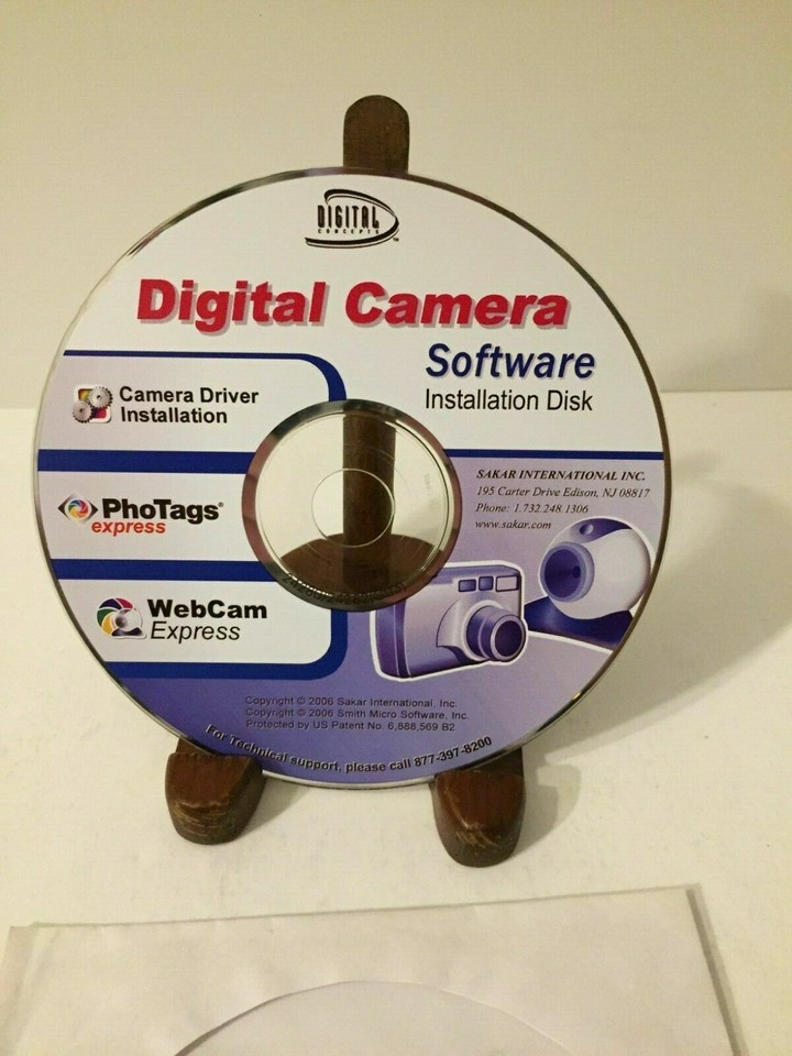 Digital Camera Driver Software Installation Disk CD Sakar International ...