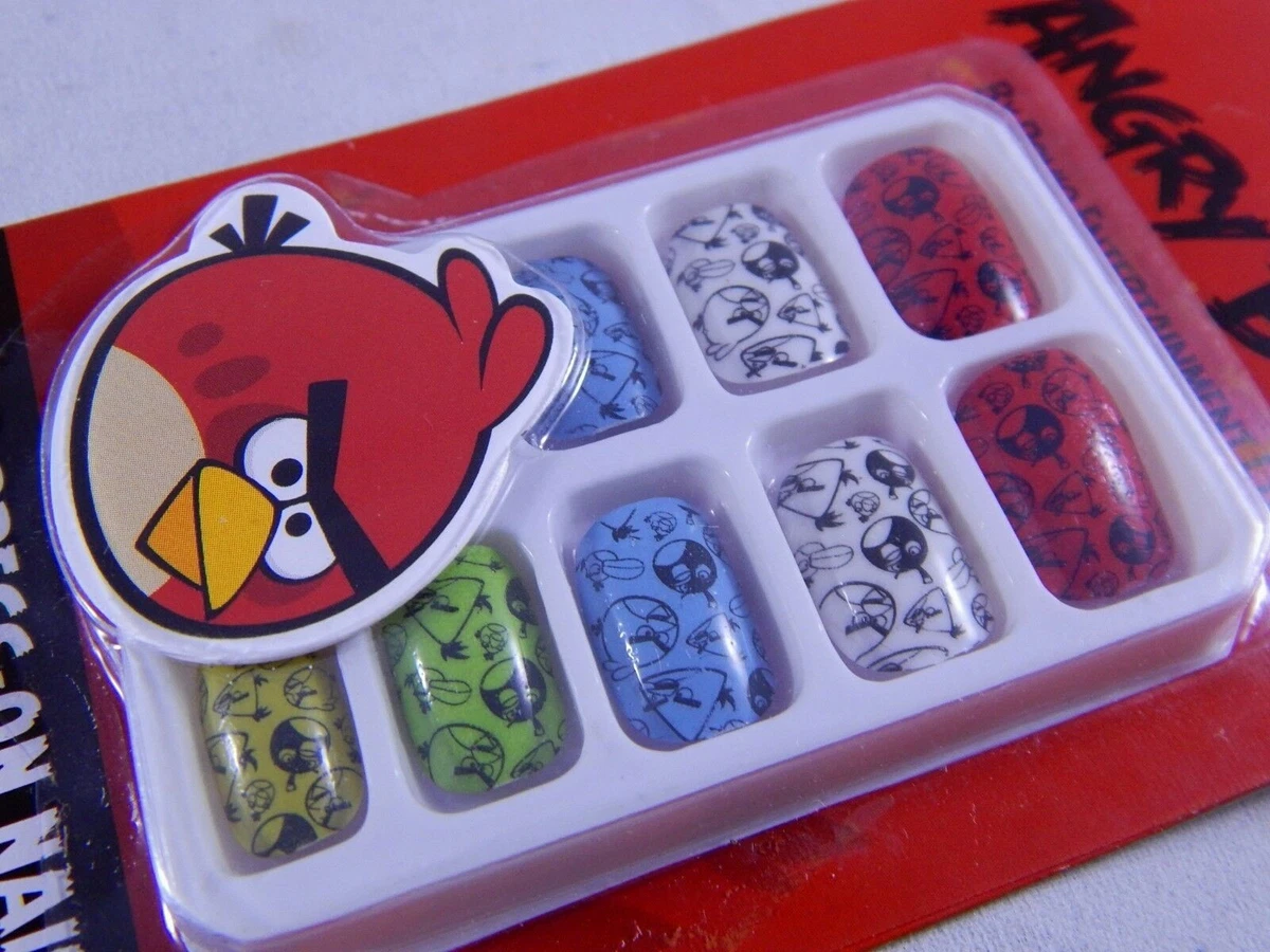 Angry Birds Nail Art