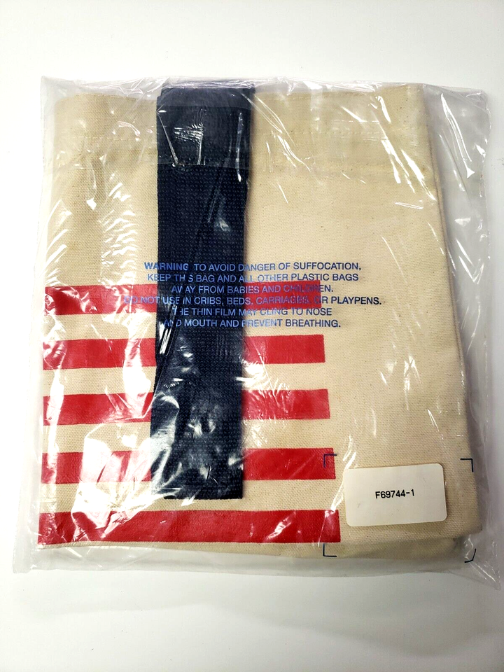 Vintage Avon U.S.A. Flag Tote Bag Canvas | eBay
