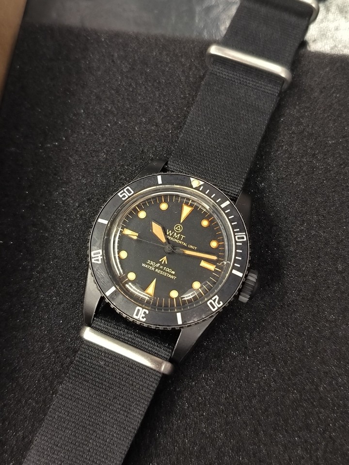 WMT WATCH SEA DIVER - Royal Navy / Black Edition Aged | eBay