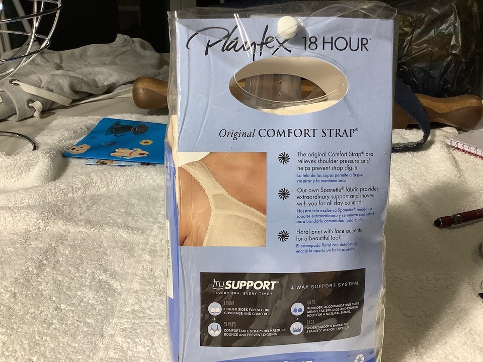 Playtex 18-Hour Original Comfort Strap Wirefree Bra Style 4693 | eBay