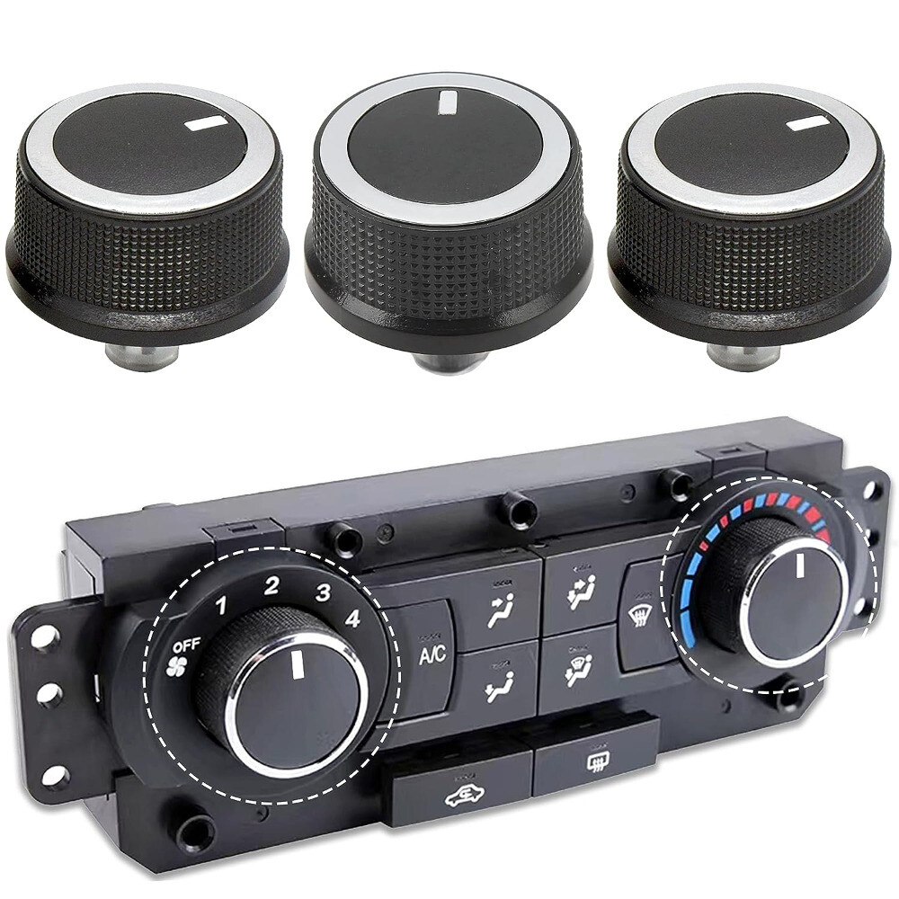 3X Heater A/C Temp Control Knob Fit For Savana Express Van 2008-2017 ...