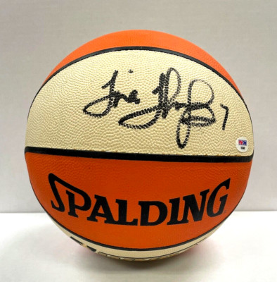 Tina Thompson Signed Official WNBA I/O Basketball PSA/DNA Comets D03403 ...