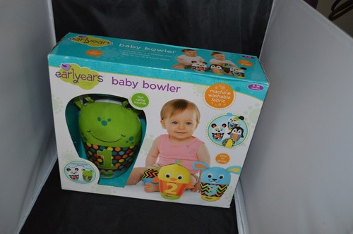 Baby Bowler 3pc Playset Infant Early Years Toy ABC 123 plush Bowling ...