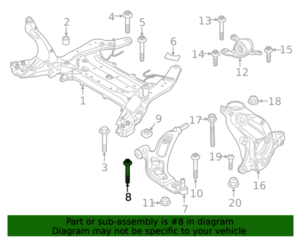 New Genuine BMW Asa Bolt (2016-2023) OE 31106868038 | eBay