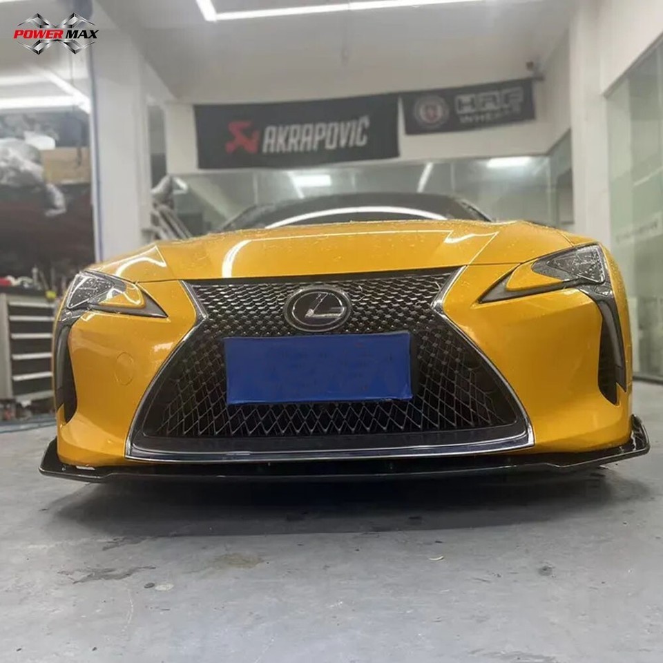 Fit For Lexus LC500 LC500h Body Kit Front Lip Real Carbon Fiber Front ...