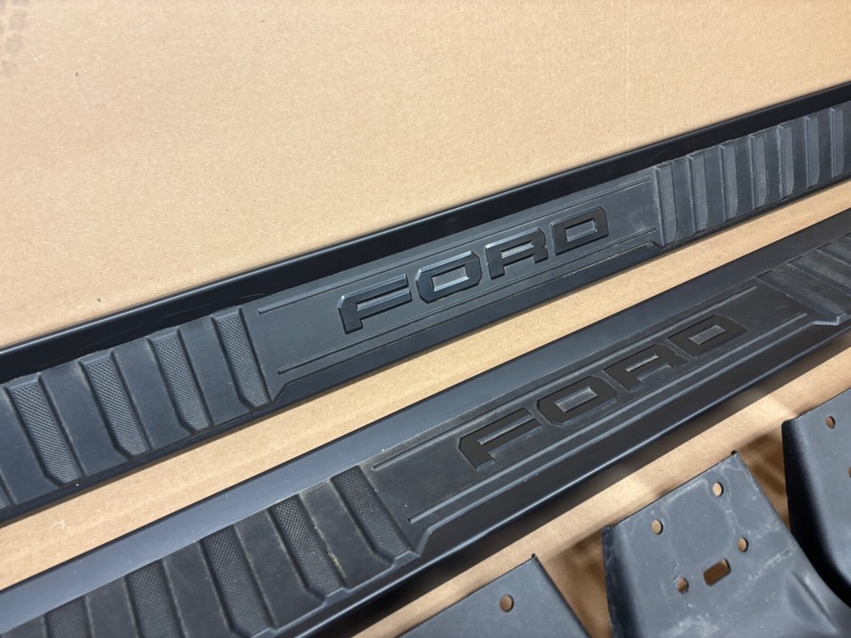OEM Take Off Ford F-150 15-25 Running Boards CREW CAB W BRACKETS 6" | eBay