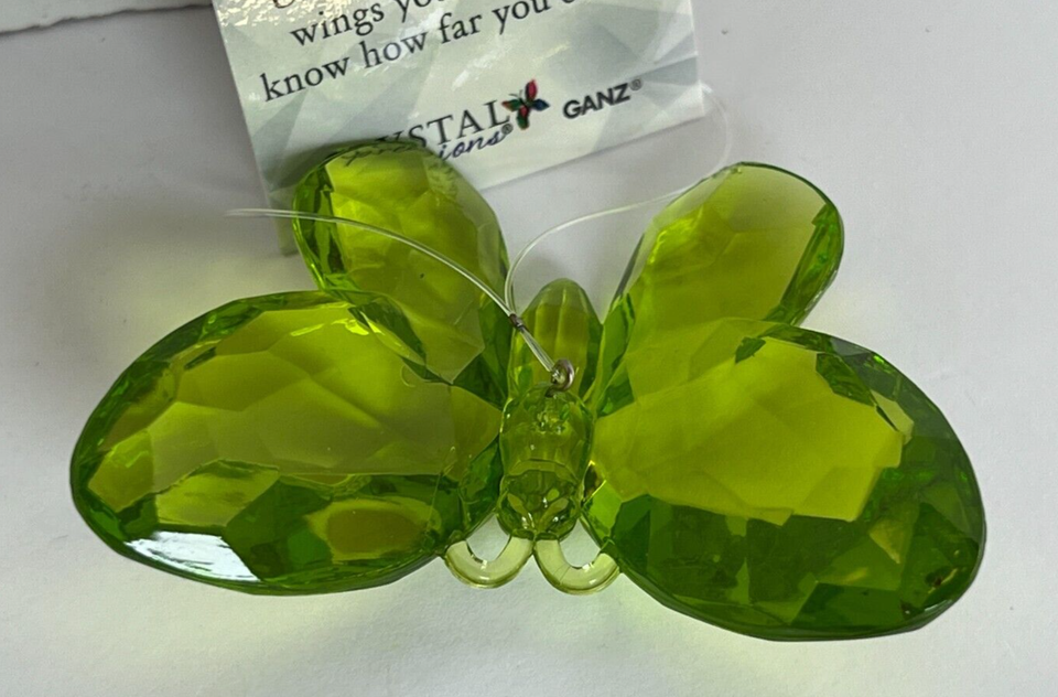 Ganz Crystal Expression Birthstone Color Hanging Butterfly Acrylic ...