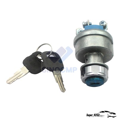Ignition Switch 9G-7641 9G7641 w/2 keys for Caterpillar E320C 320B 120G ...