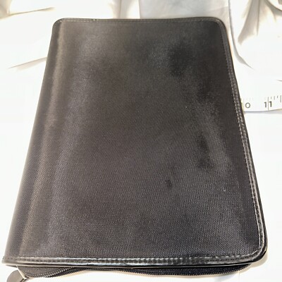 Franklin Covey Nylon/ Leather Edge Classic Binder Planner | eBay