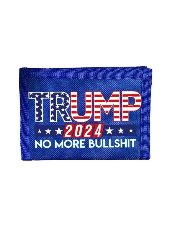 President Donald Trump Tri- Fold Canvas Wallet | eBay