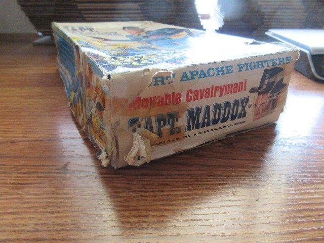 VINTAGE CAPT MADDOX BY MARX FORT APACHE FIGHTERS MOVABLE CAVALRYMAN | eBay