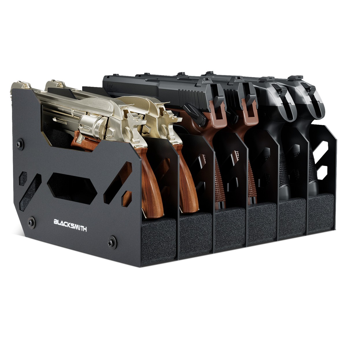 Pistol Magazine Storage HYSKORE ® Announces The Six Gun Speed Rack, The ...