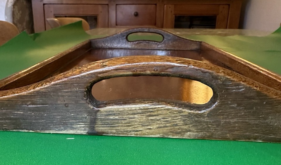 Vintage Wooden Jay Bee Tray Rectangular With Handles 16.5 x 9.5 inches ...