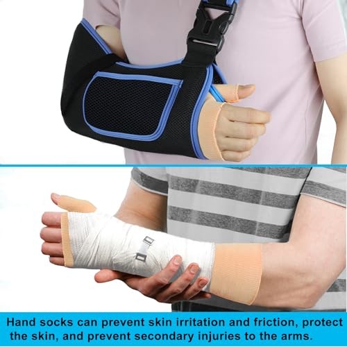 Hand Socks for Splint (Pack of 6) Wrist and Thumb Spica Wrap Liner ...