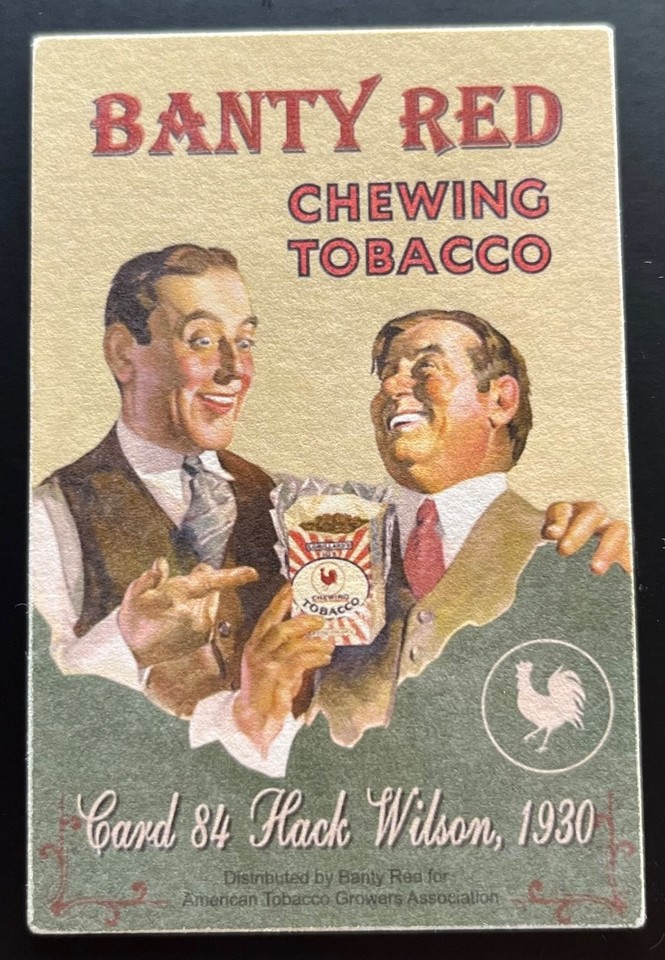 BANTY RED Art Card "PURE" SERIES #84 HACK WILSON | eBay