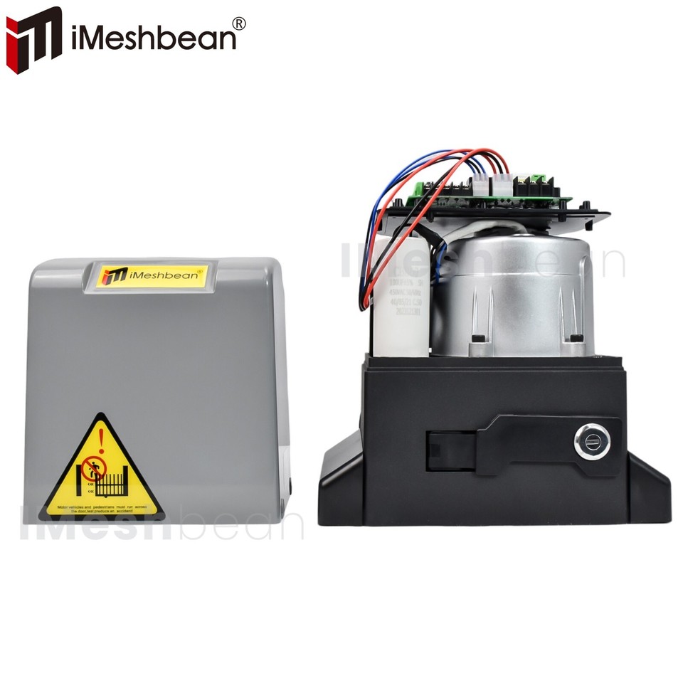 Rack Driven Sliding Gate Opener 1200W 5000LB App + 4 Remotes & 13.12FT ...