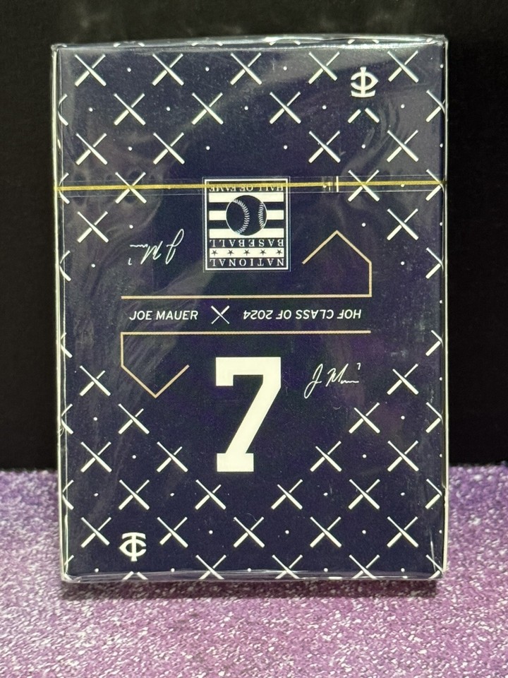 MINNESOTA TWINS MLB Joe Mauer SGA Hall of Fame Deck of 55 Cards new in ...
