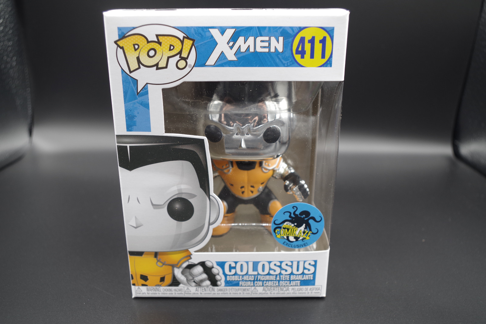 Colossus Funko Pop #411 Chrome LACC Comikaze Exclusive - NEW - X-Men | eBay